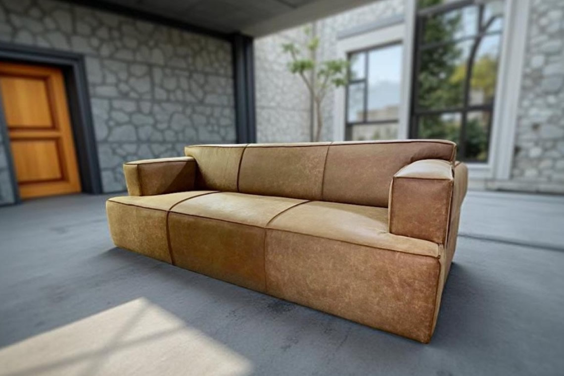 SOFA POLO 3 - CUERO - Muebles en Cuero Vitacura